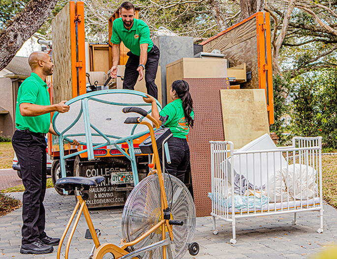Fast & Reliable Junk Removal | College HUNKS Hauling Junk™